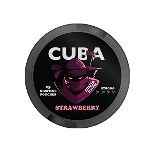 CUBA Ninja Strawberry AW | CUBA Ninja Nicotine Pouches | Snushus EU